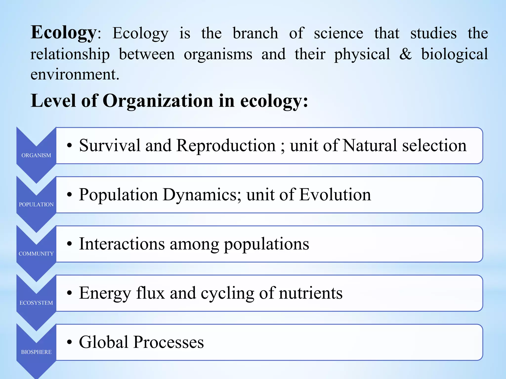 Ch 13 organism and population || Class 12 || | PPTX