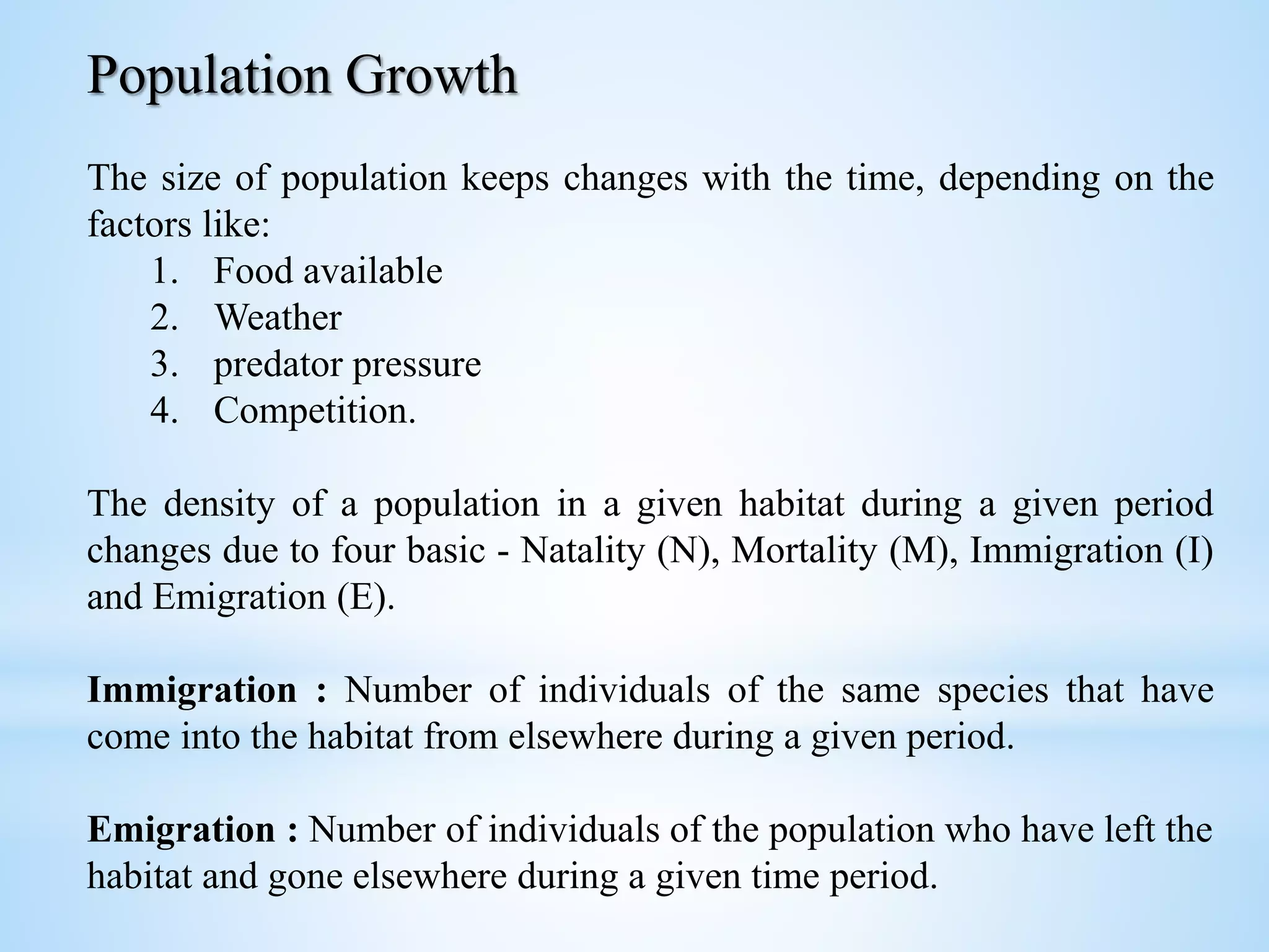 Ch 13 organism and population || Class 12 || | PPTX