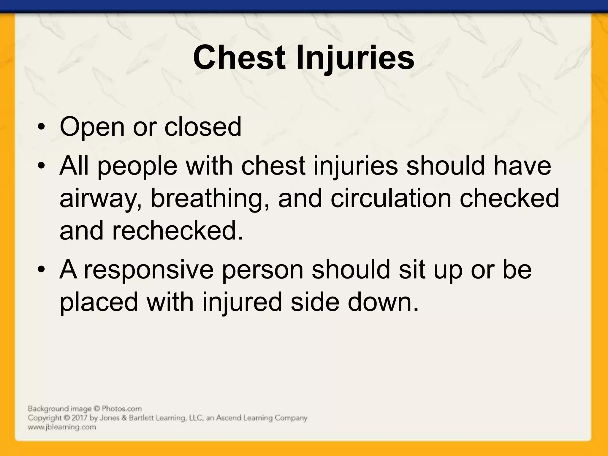 Ch13 presentation chest_abdominal_pelvic_injuries | PPTX