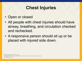 Ch13 presentation chest_abdominal_pelvic_injuries | PPTX