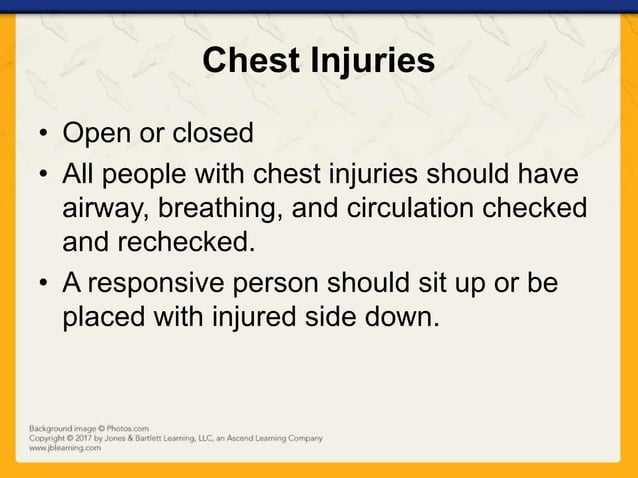 Ch13 presentation chest_abdominal_pelvic_injuries | PPTX | First Aid ...