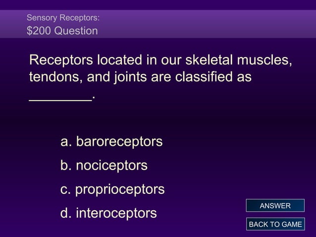 Ch 13 spinal cord jeopardy | PPT