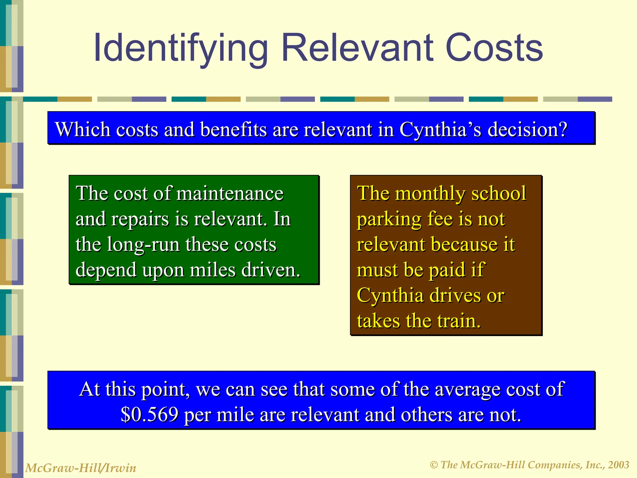 Chapter 13 Relevant cost for decision making | PPT
