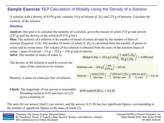 AP Chemistry Chapter 13 Sample Exercises | PPT