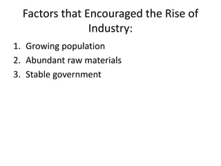 Ch 13 Sec 1 "Industrial Revolution" | PPT