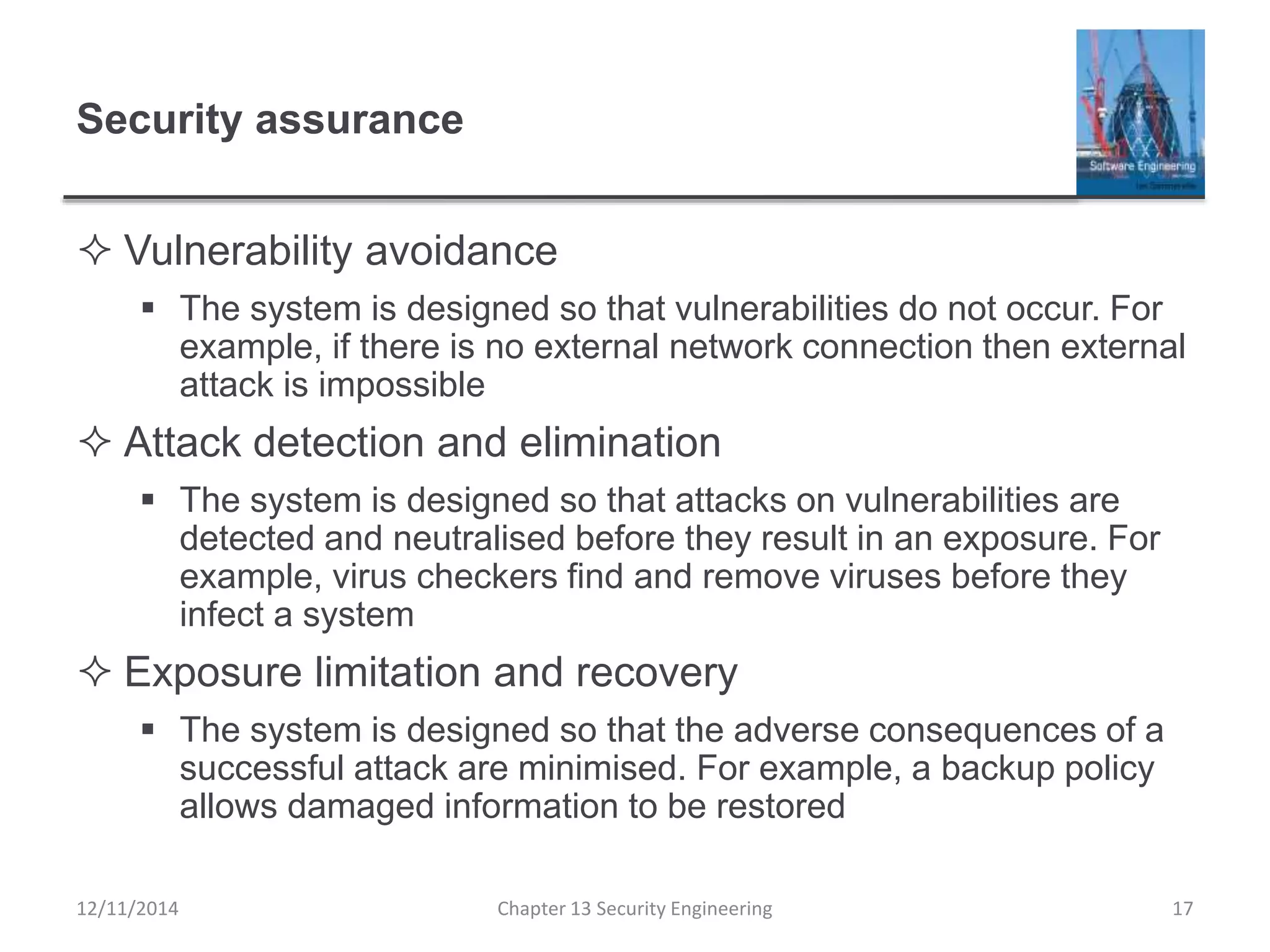 Ch13 - Security Engineering | PPTX