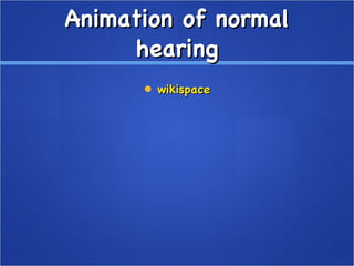 Hearing and Vision Loss | PPT