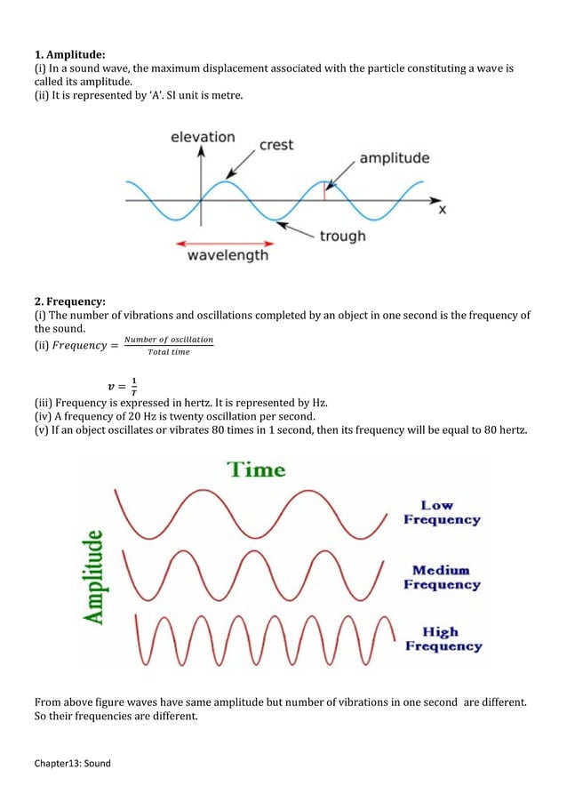 Ch 13 sound class 8 | PDF
