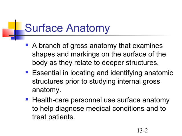 Surface Anatomy | PPT