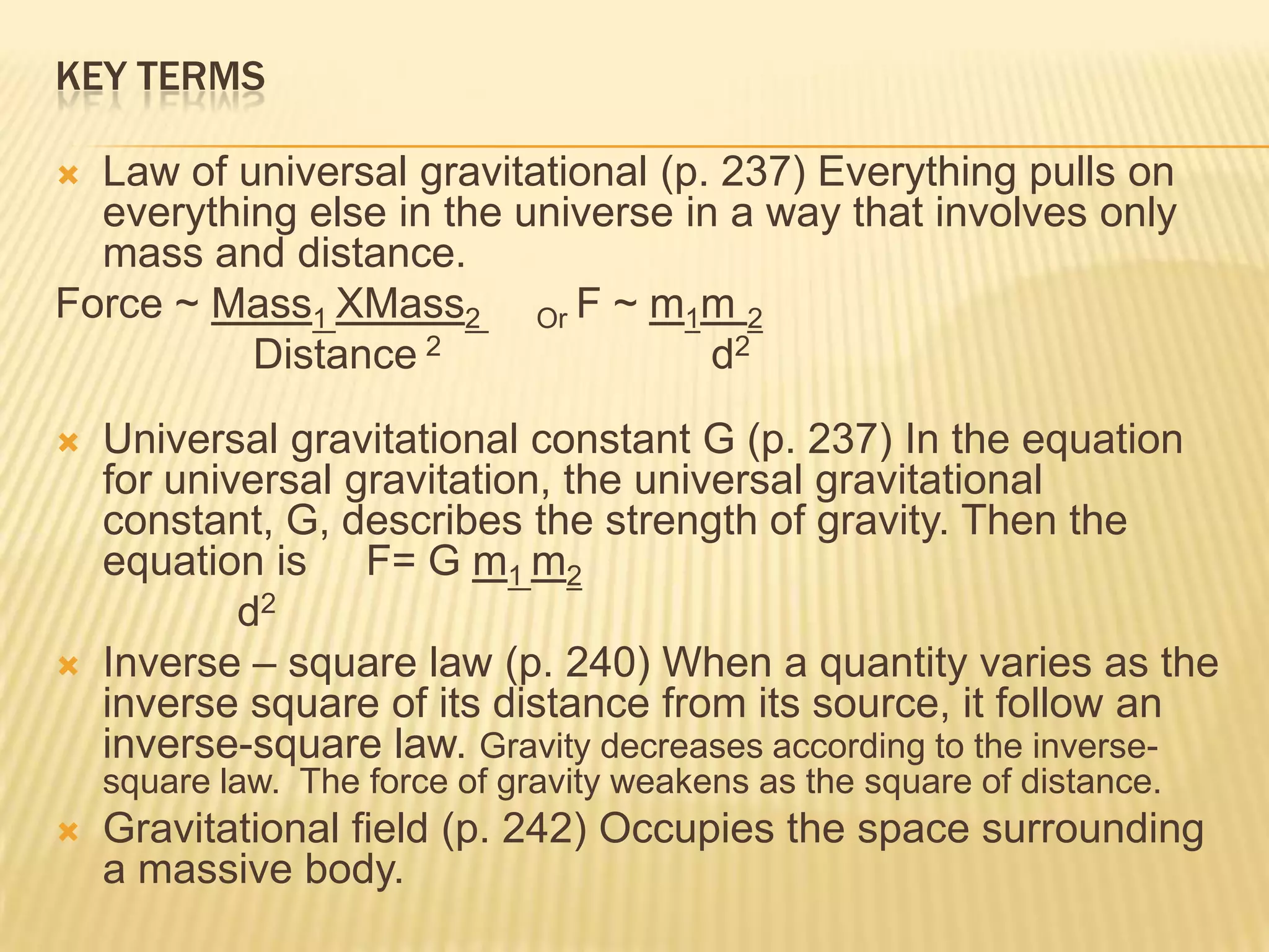 Ch 13 universal gravitation1 | PPTX