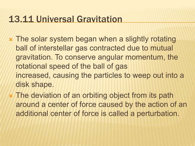 Ch 13 universal gravitation1 | PPTX