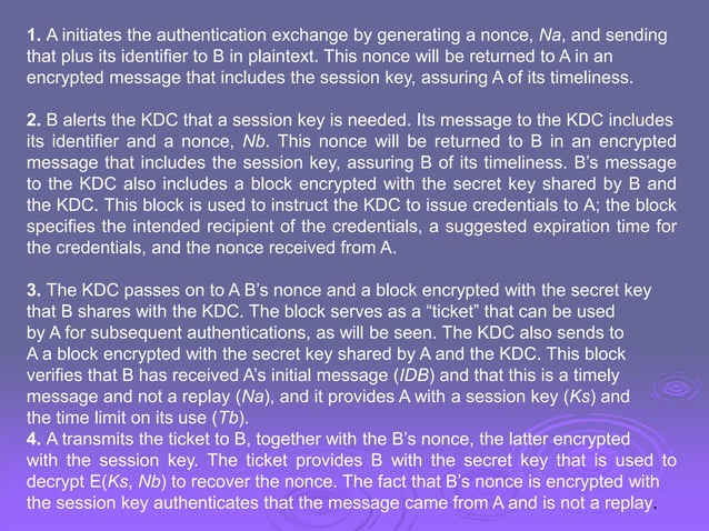 User authentication crytography in cse engineering | PPT | Email | Internet