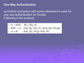 User authentication crytography in cse engineering | PPT