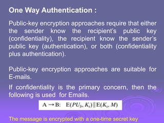 User authentication crytography in cse engineering | PPT