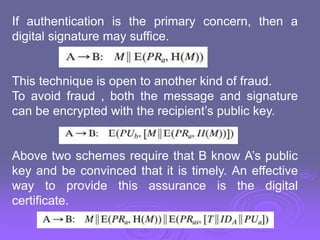 User authentication crytography in cse engineering | PPT
