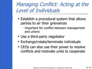 Ch14 - Organisation theory design and change gareth jones | PPT