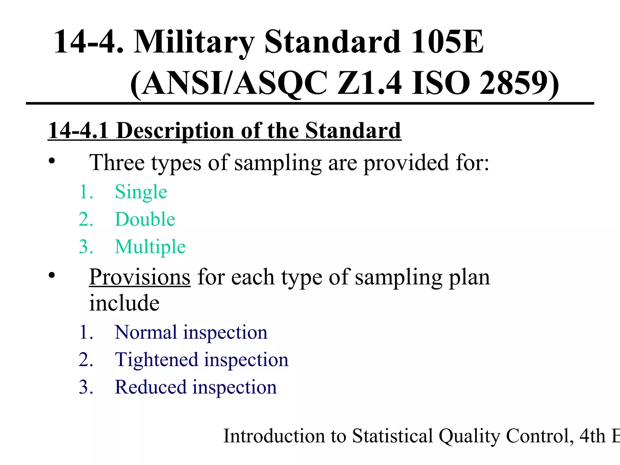 Lot-by-Lot Acceptance Sampling for Attributes | PPT