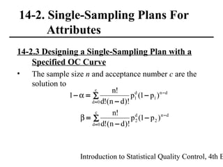 Lot-by-Lot Acceptance Sampling for Attributes | PPT