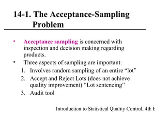 Lot-by-Lot Acceptance Sampling for Attributes | PPT