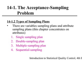 Lot-by-Lot Acceptance Sampling for Attributes | PPT