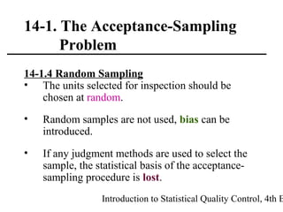 Lot-by-Lot Acceptance Sampling for Attributes | PPT