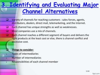 channel marketing, selection, vertical marketing | PPT