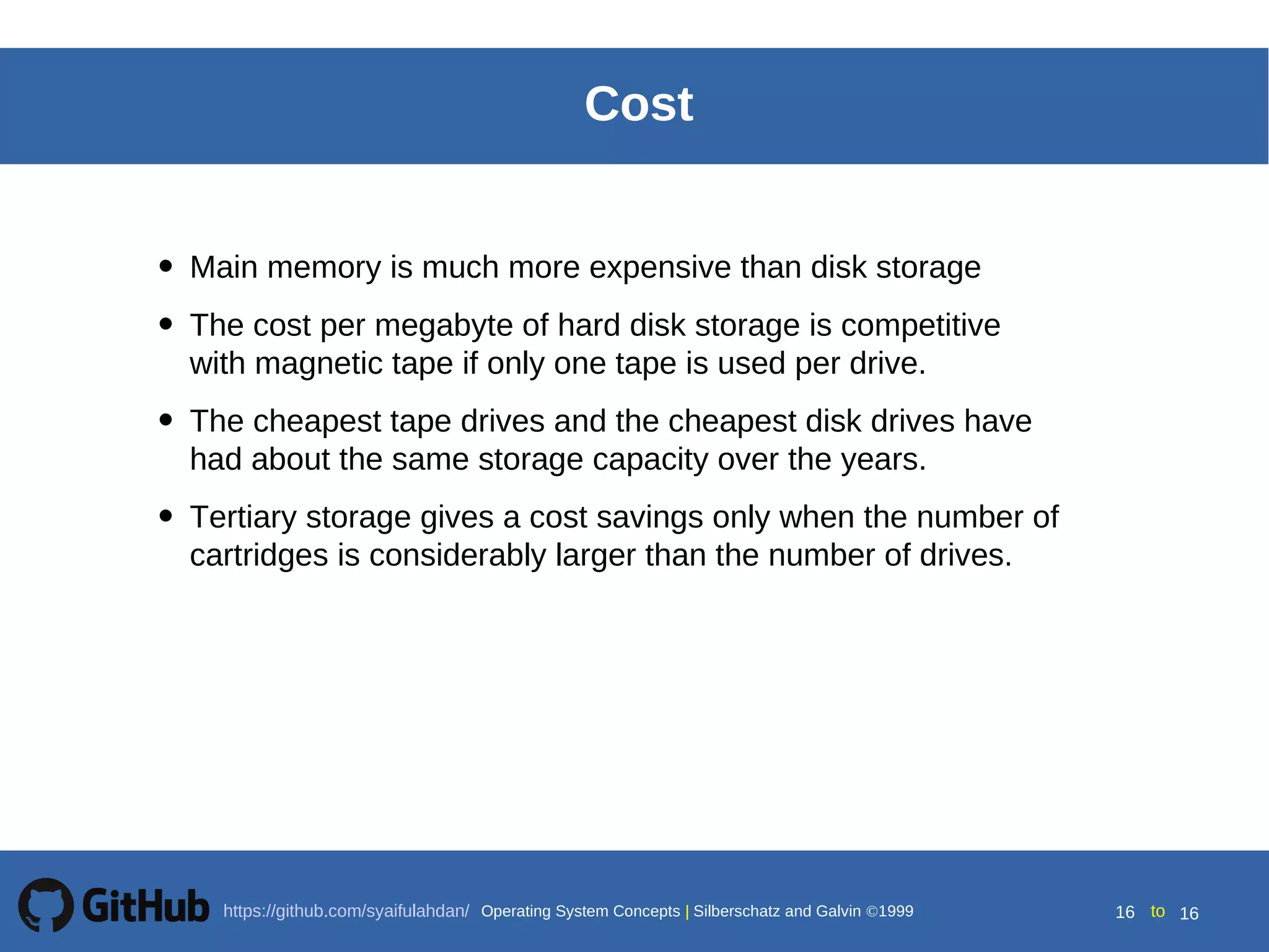 Operating System : Ch14.tertiary storage structure | PPT