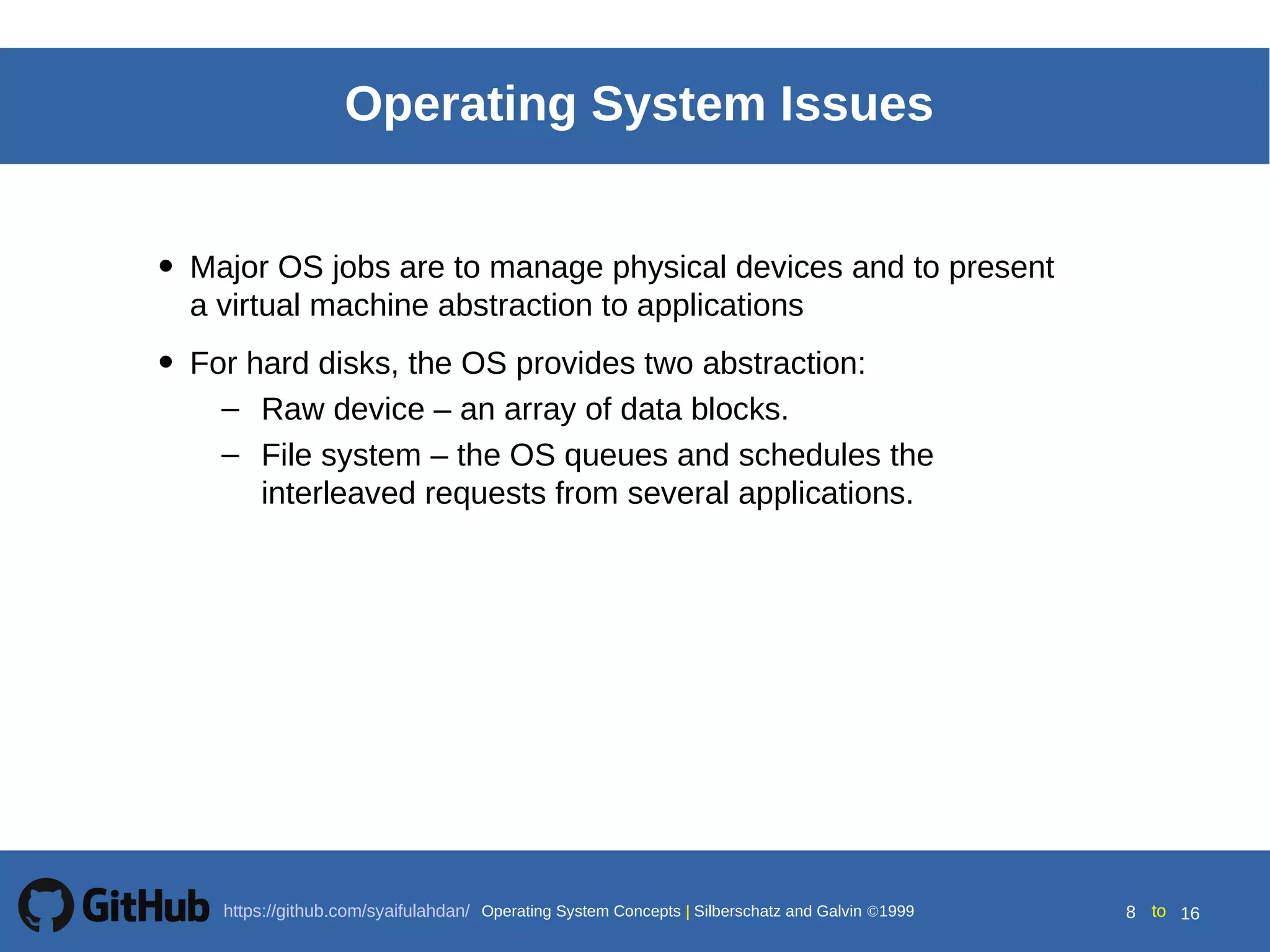 Operating System : Ch14.tertiary storage structure | PPT