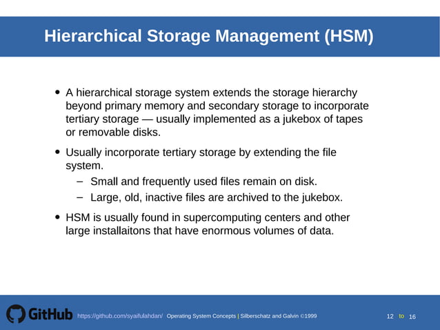 Operating System : Ch14.tertiary storage structure | PPT