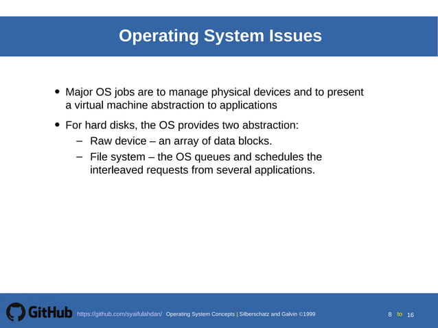 Operating System : Ch14.tertiary storage structure | PPT
