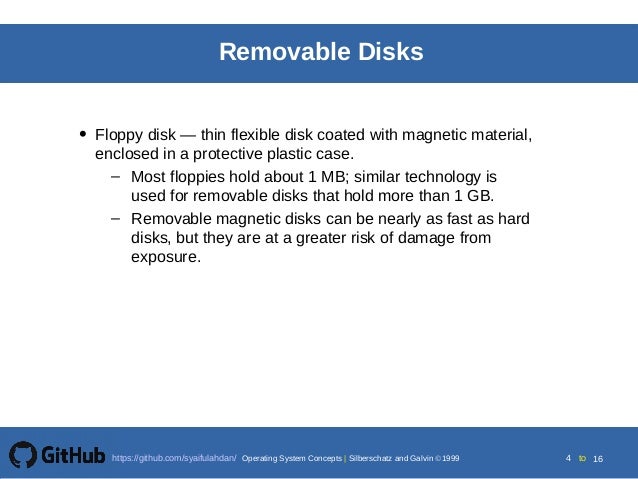 Operating System : Ch14.tertiary storage structure