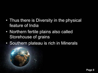 India: Location, Geological Structure and Physiography-II | PPT