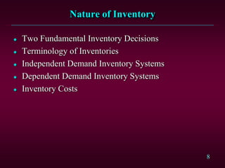 Ch14. inventory management | PPT
