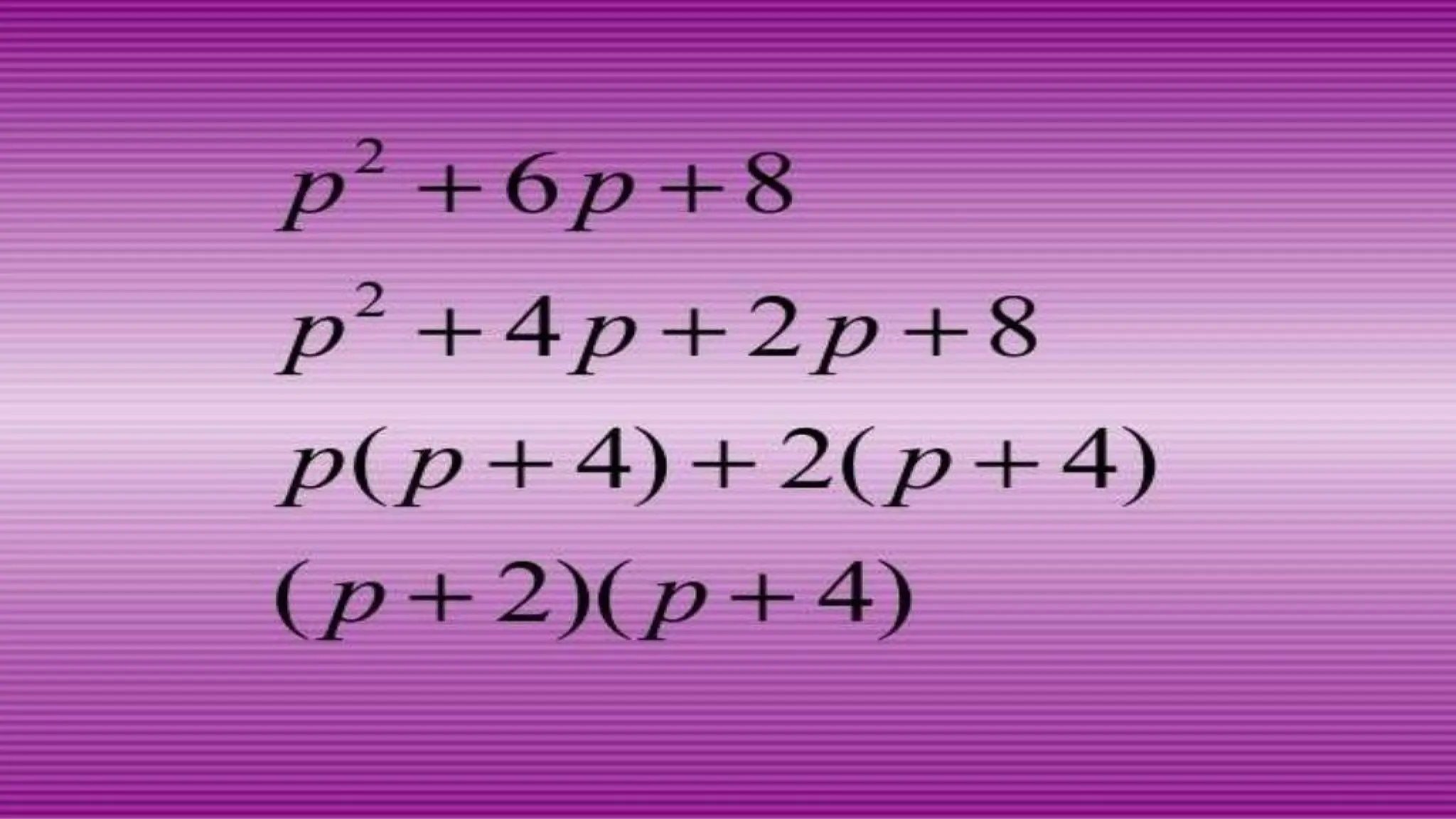 Class 8 Maths Chapter 14 Factorisation ppt | PPTX