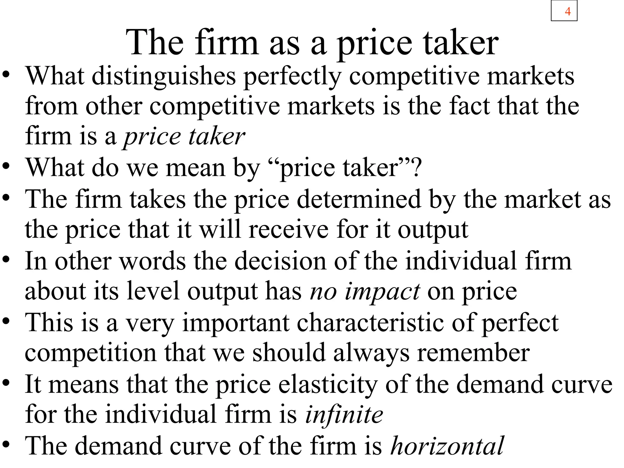 Perfect competition market structure analysis | PPT