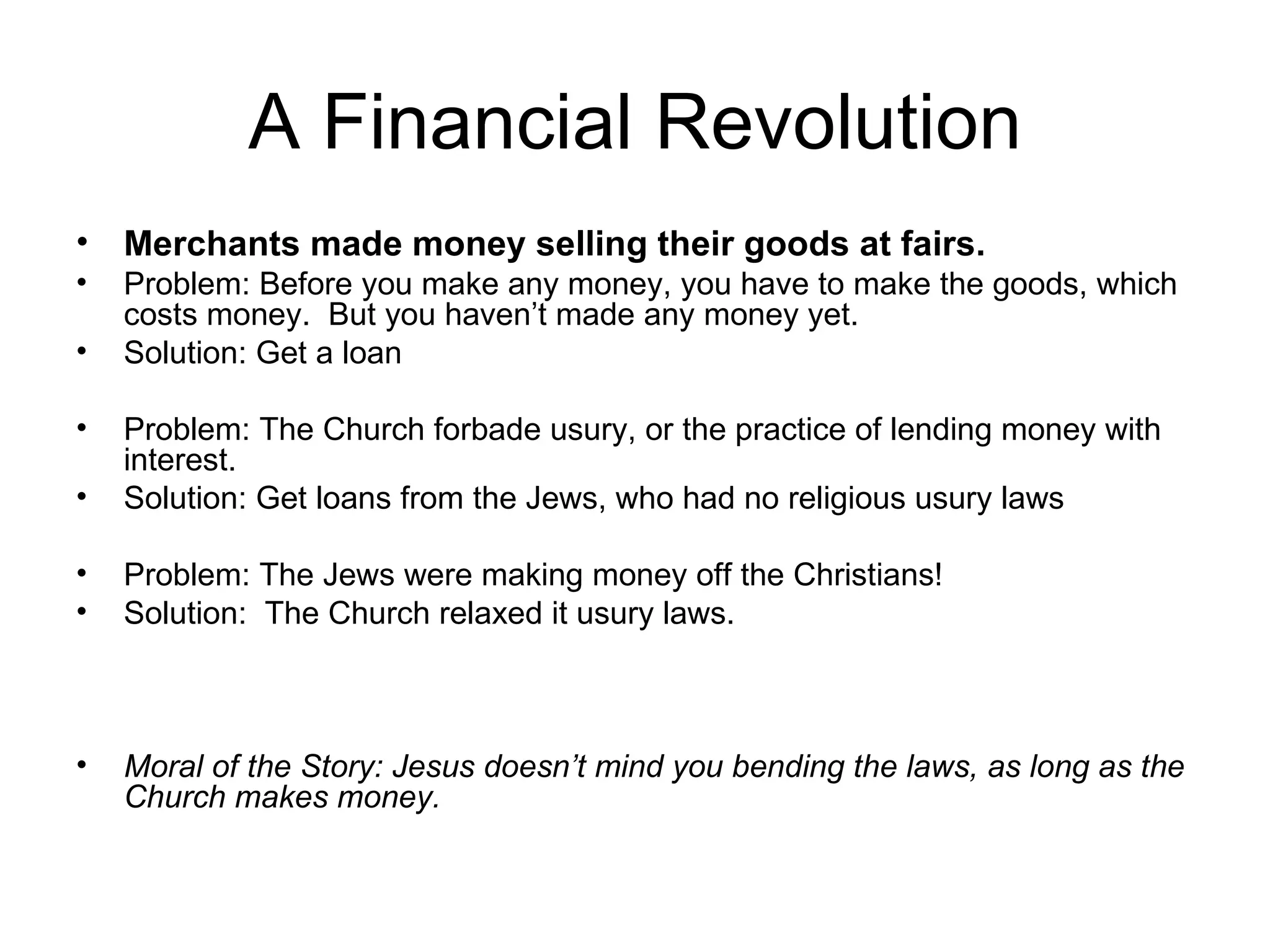 Ch 14.2 Trade Towns, And Financial Revolution | PPT