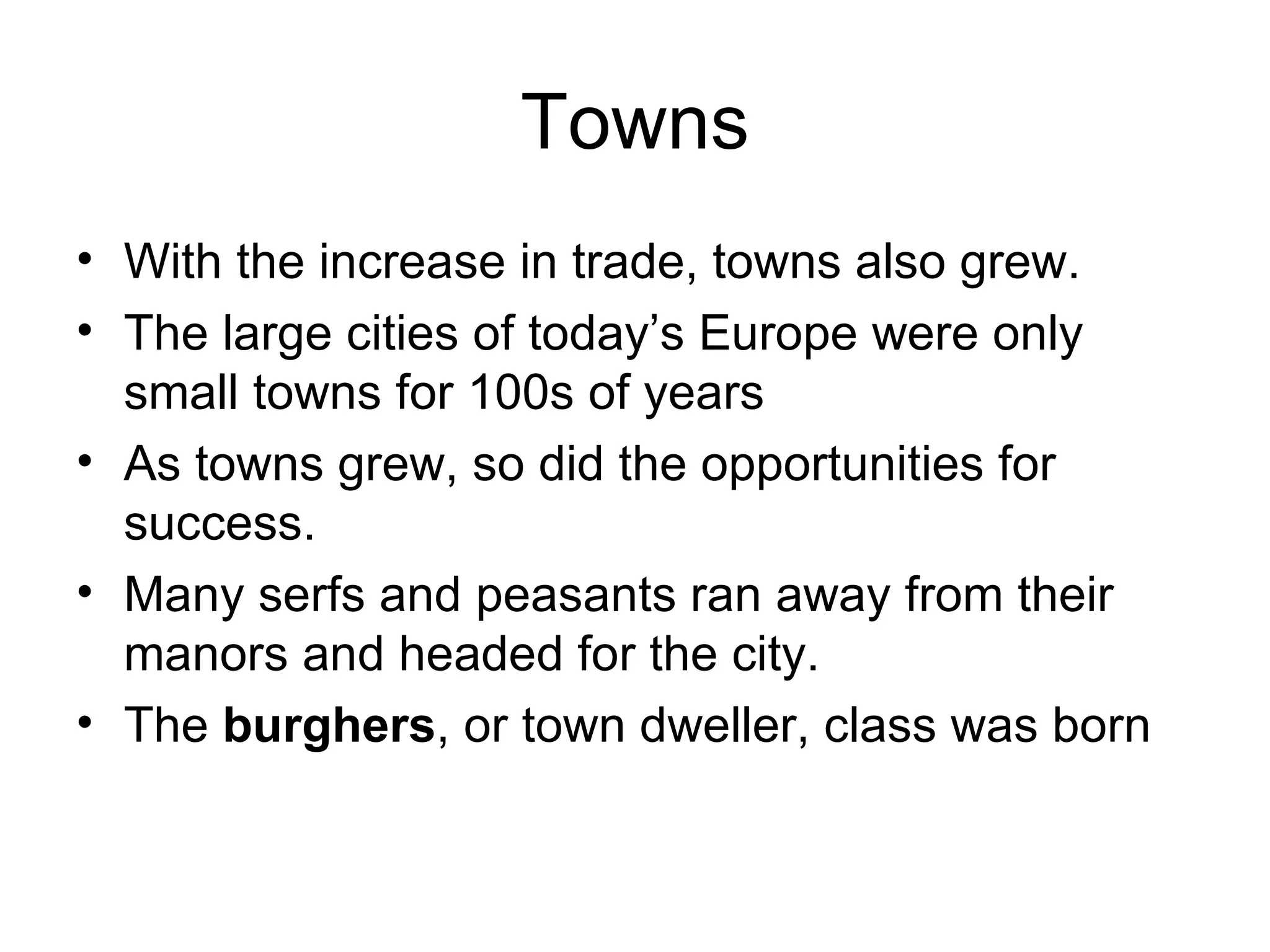 Ch 14.2 Trade Towns, And Financial Revolution | PPT