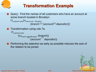 14. Query Optimization in DBMS | PPT