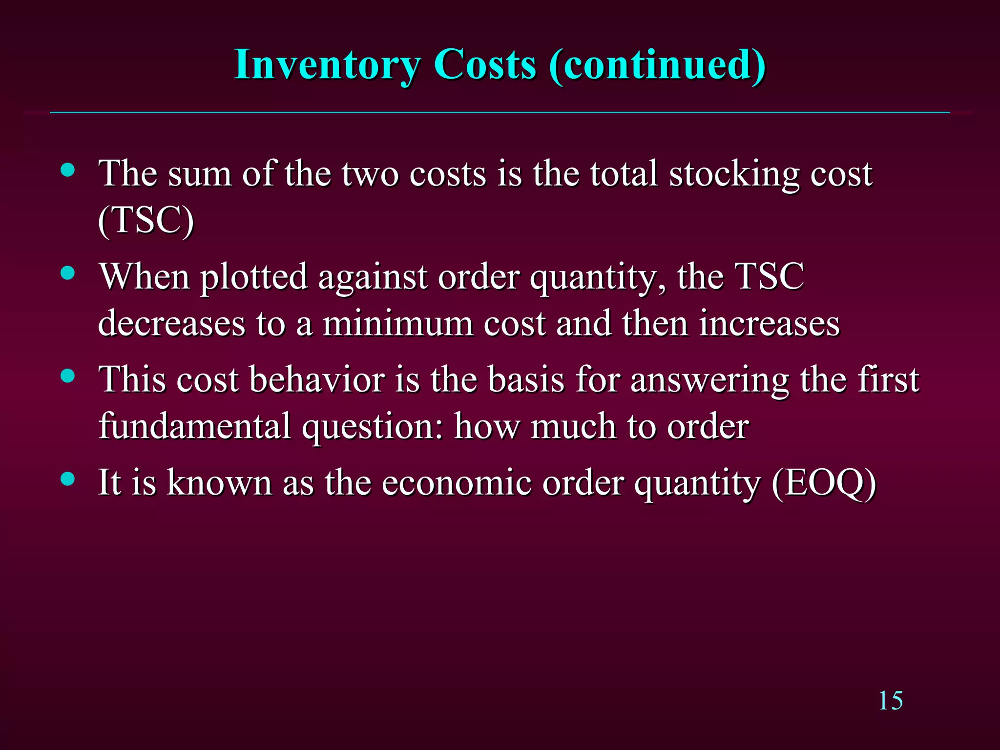 Ch14 Inventory Management | PPT