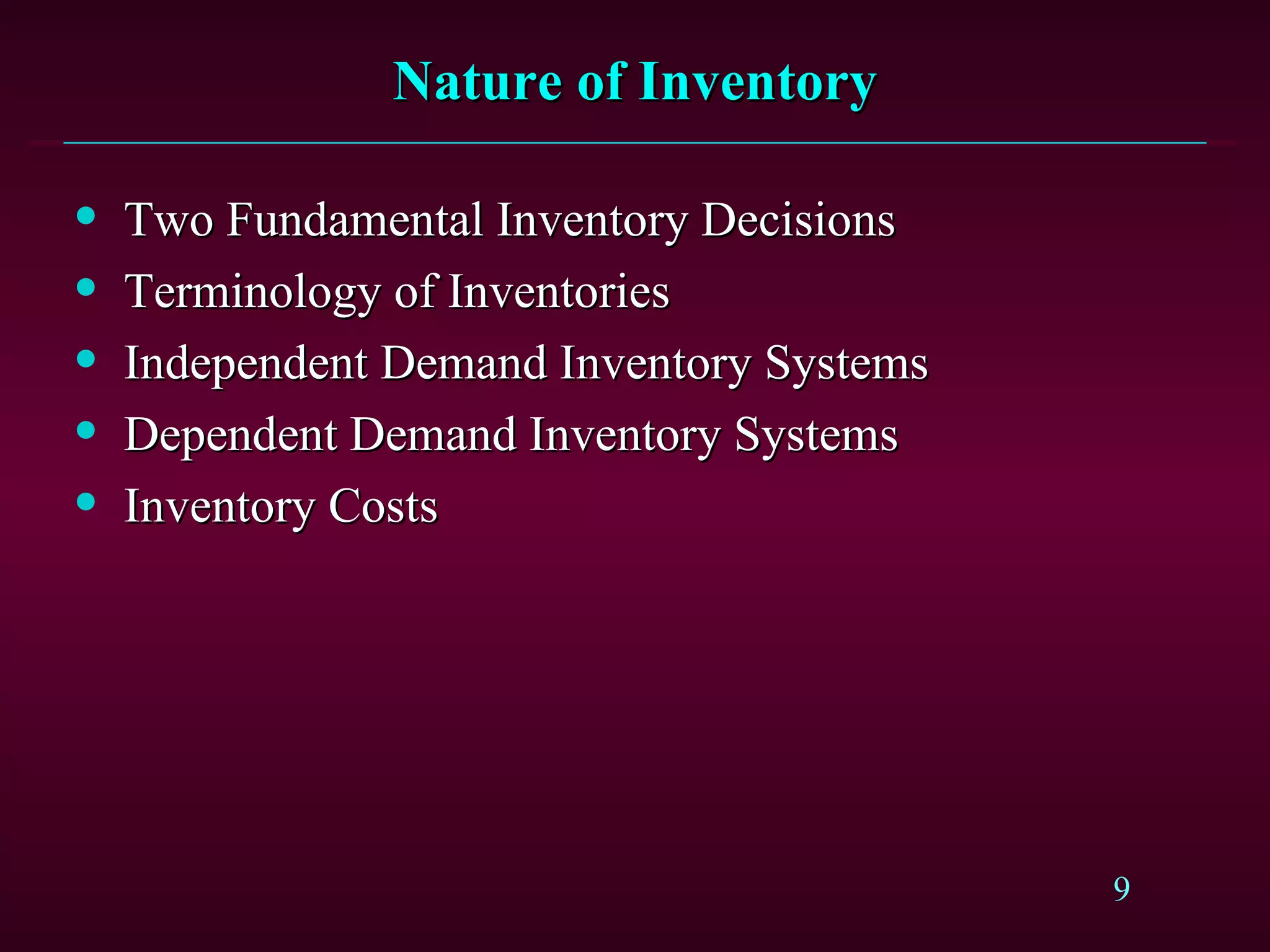 Ch14 Inventory Management | PPT