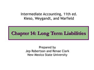 ch14- LONG TERM LIABILITIES.ppt