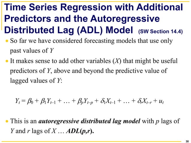 Introduction To Time Series Regression And Forcasting Ppt Stocks And Bonds Personal Investing