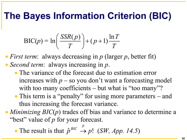 INTRODUCTION TO TIME SERIES REGRESSION AND FORCASTING | PPT | Stocks ...