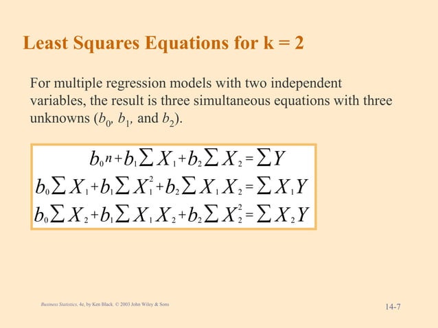 multiple regression in statistics114.ppt