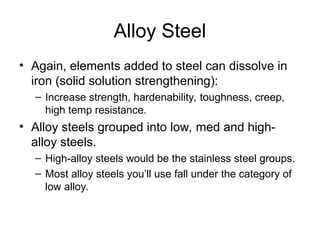 presentation on Carbon and Alloy Steels.ppt