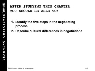 Ch14 Conflict & Negotiation | PPT