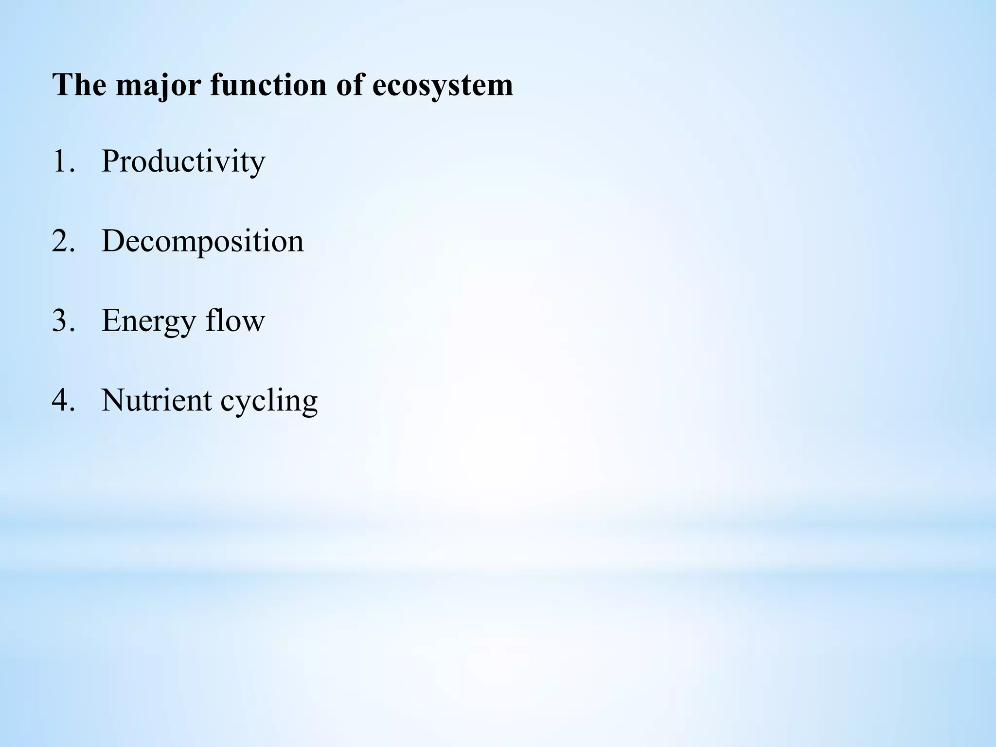 Ch 14 - Ecosystem || Class 12 || | PPTX