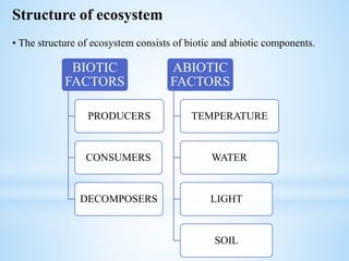 Ch 14 - Ecosystem || Class 12 || | PPTX