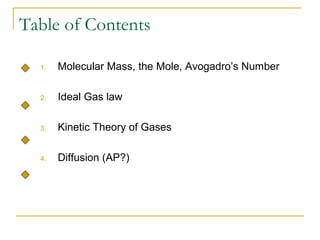 Ch 14 Ideal Gas Law & Kinetic Theory | PPT