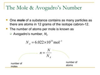 Ch 14 Ideal Gas Law & Kinetic Theory | PPT